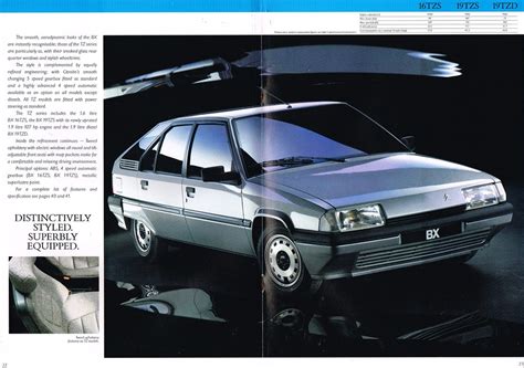 Citroen Bx Dec 1989 Brochure 22 23 Tz Series Al Walter Flickr