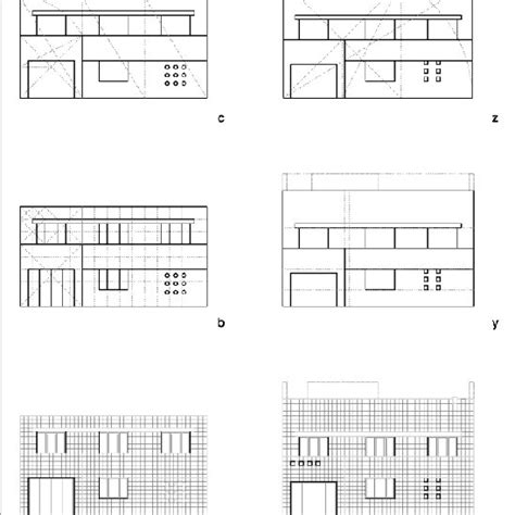 Villa Svid Proportional Analysis Of The Main Fasade Facing The See Download Scientific