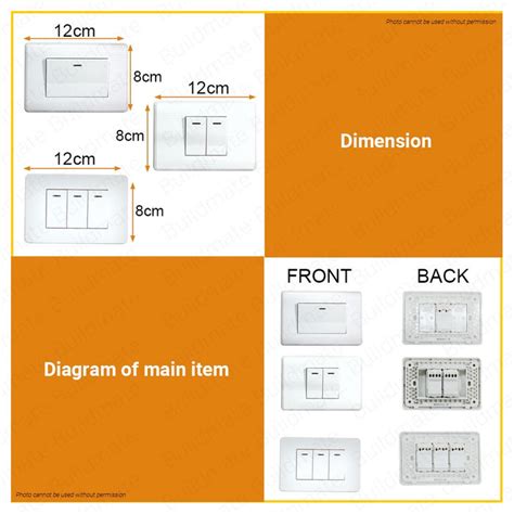 Ingco Light Switch 1 Gang 2 Gang 3 Gang Sold Per Piece •buildmate