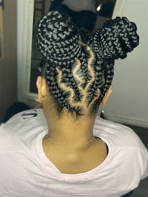 2 Cute Knots Lil Girl Hairstyles Hair Styles Braids