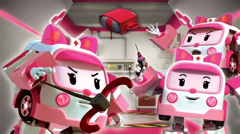 엠버는 어떤 구조 도구를 사용할까요 로보카폴리 구조도구 모음 구급차 용감한 구조대 로보카폴리 Tv Youtube