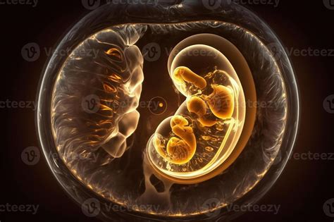 Embryo In The Womb The Concept Of Conception And Development Of The
