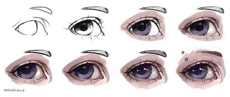 Semi Realistic Eye Tutorial By Artisticxhelp On Deviantart Anime Eyes