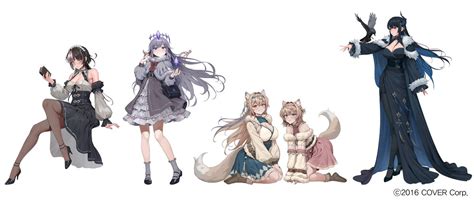 Gum Shrew Fuwawa Abyssgard Koseki Bijou Mococo Abyssgard Nerissa Ravencroft Shiori Novella