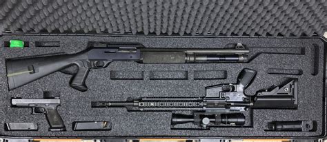 Ar Shotgun Pelican Vault V800 V2 Gunformz Semi Custom Foam Case Kits