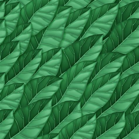 Green Leaf Background Repeating