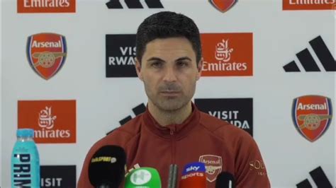 Mikel Arteta Pre Match Press Conference West Ham Vs Arsenal Youtube