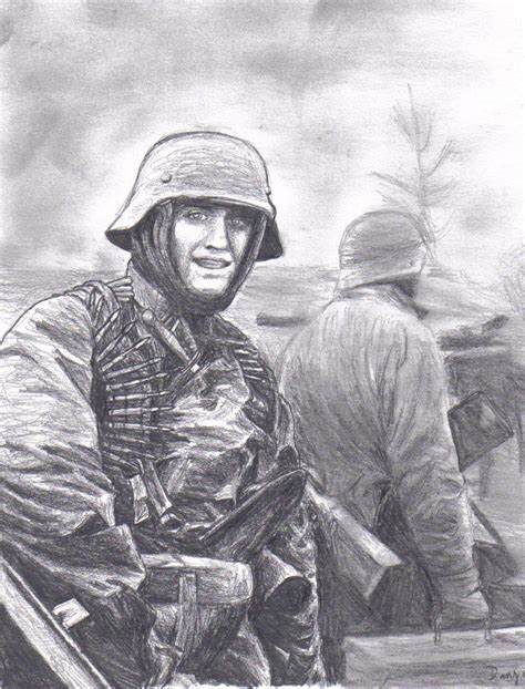 Ww2 Soldier Sketch At Explore Collection Of Ww2