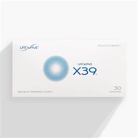 X39 Light Therapy Patch 30 Count Wellness And Energy Patch For Vitality