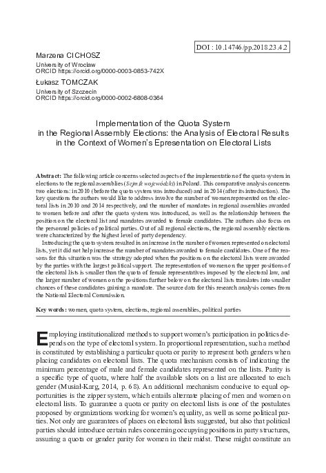 Pdf Elections And Electoral Integrity