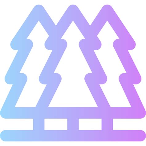 Forest Super Basic Rounded Gradient Icon