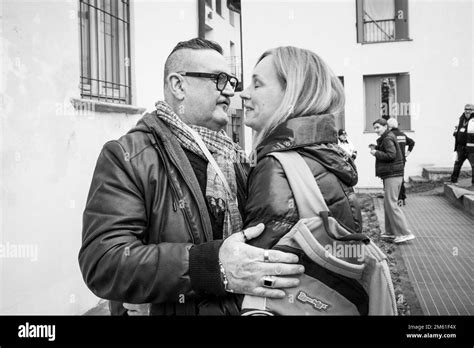 Italy Abbiategrasso Ukrainian Refugees In The Reception Center Of The