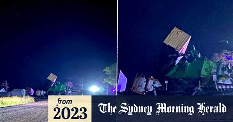 Video Train Derails In Queensland