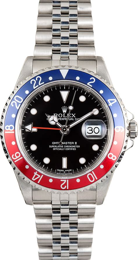 Rolex Gmt Master Ii 16710 Jubilee Pepsi