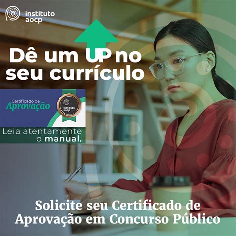 Já Adquiriu O Seu Certificado De Aprovação Em Concursos Instituto Aocp