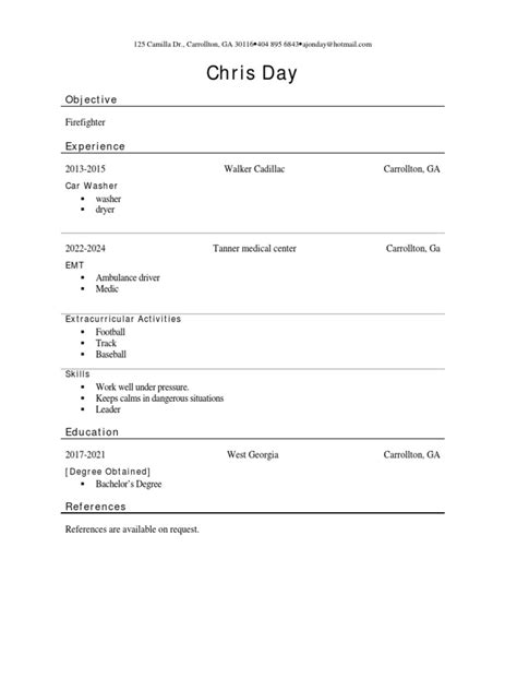 Future Resume Pdf