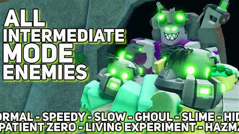 all intermediate mode enemy profiles tower defense simulator youtube