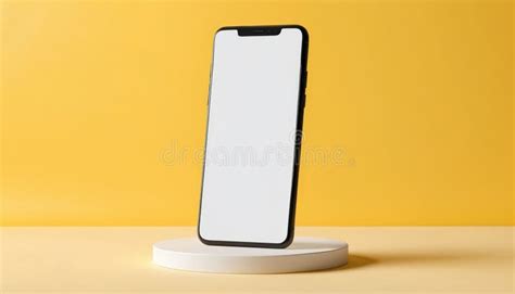 Digital Device Mobile Mockup A Sleek Mobile Mockup Highlighting A New