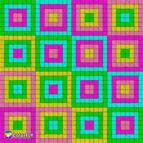 Colorful Graph Paper Pattern