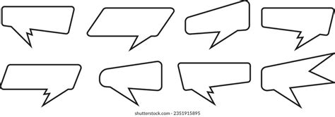 Set Templates Manga Comic Panels Backgrounds Stock Vector Royalty Free