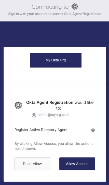 Okta Ad Agent Registration Using Oauth 2 0