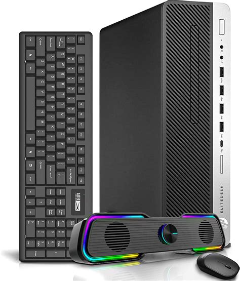 Amazon Com Hp Elitedesk G Sff Desktop Computer Windows Pro Pc Intel Th Gen I