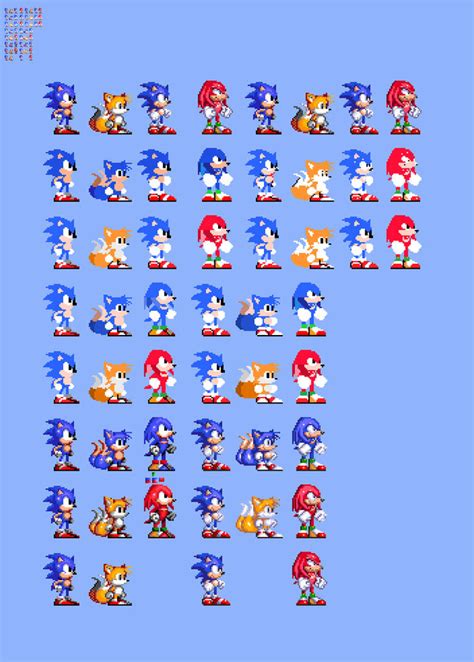 10x Sonic Sprites Converted Without Repeat V2 By Abbysek On Deviantart