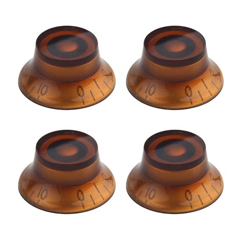 Guitar Tech Gt555 Amber Gold Gibson Type Control Knobs Guitar Mania