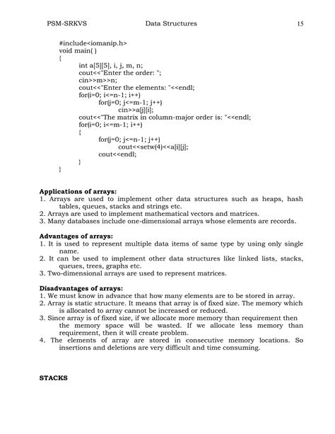 2nd puc computer science chapter 3 data structures 1 pdf