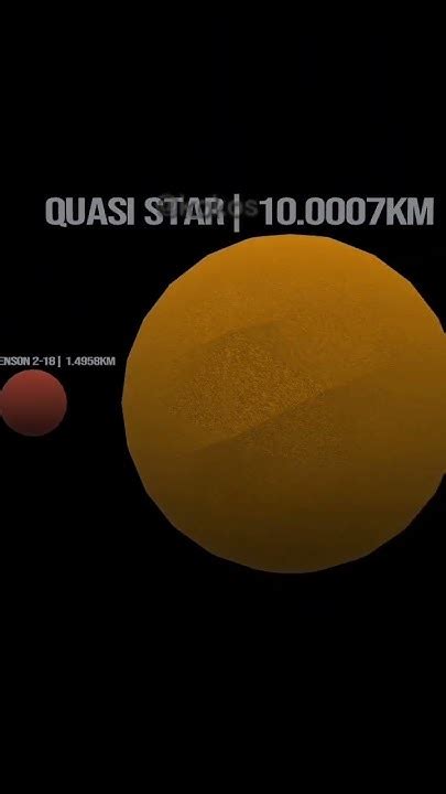 The Quasi Star Compared To Stephenson 2 18 Space Youtube