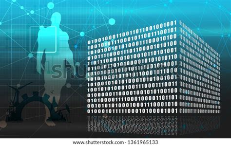 Binary Code Concept Algorithm Binary Data Stock Illustration 1361965133 Shutterstock