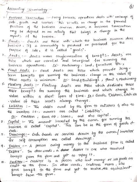 Accounting Terminology Pdf