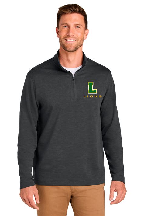 Lisbon Lions Slub Fleece Quarter Zip Logoworks Design