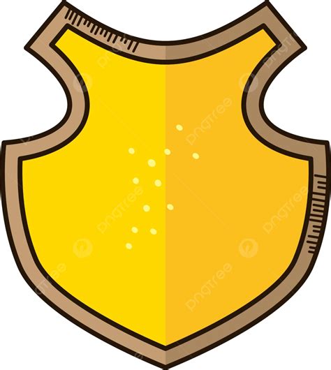 Cartoon Shield Doodle Theme Hand Sketchy Ink Vector Hand Sketchy Ink