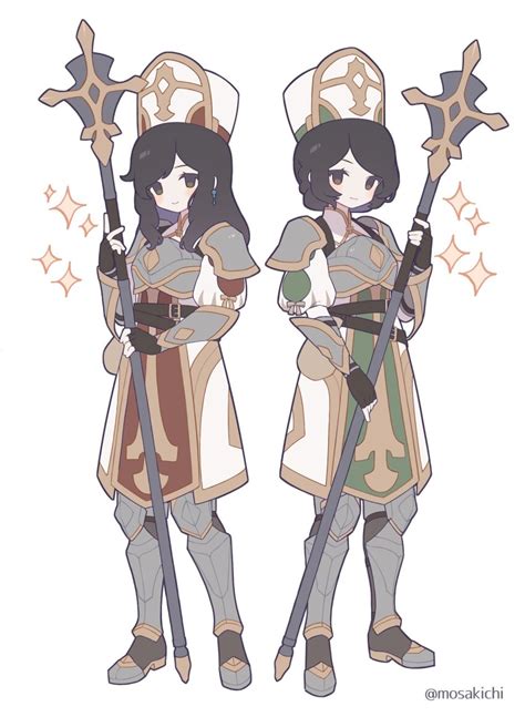 Marianne Wizardry Wizardry Variants Daphne Highres 2girls Armor Black Hair Breastplate