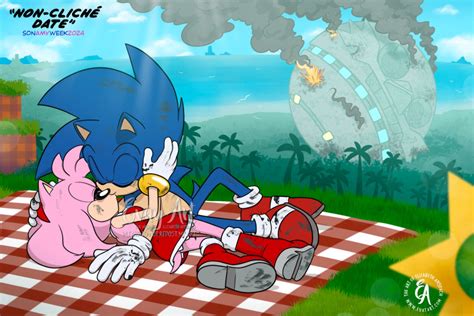 E Vay Artist Amy Rose Sonic The Hedgehog Sega Sonic Series Highres Back Blue Fur
