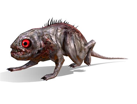 3d Model Rat Monster Zombie Animated Vr Ar Low Poly Cgtrader