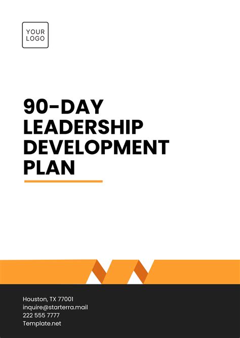 Free 90 Day Leadership Development Plan Template To Edit Online