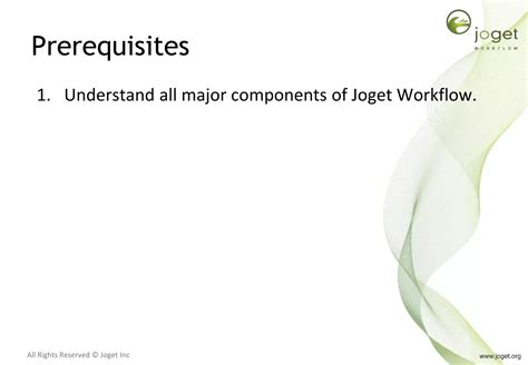 Joget Workflow V6 Training Slides 22 Best Practices On Application