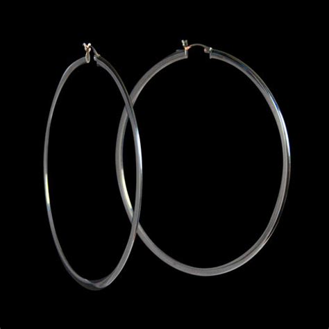 Large Silver Hoops Etched Designwilde Ones London