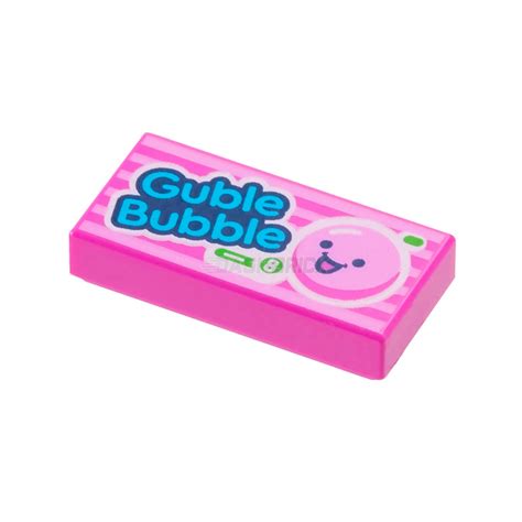 Lego Minifigure Accessory Bubble Gum Stick Guble Bubble Tile 3 Dashbrick
