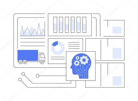 Predictive Inventory Analytics With Ai Abstract Concept Vector Illustration Gestión De La