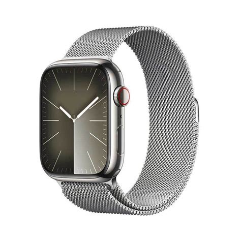 Buy Apple Watch Series 9 Gps Cellular 45mm Silver Stainless Steel