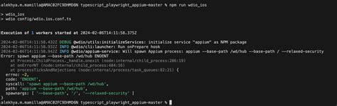 Could Not Launch The Ios App Due To Error Spawn Appium Base Path Wdhub Enoent Issuesbugs