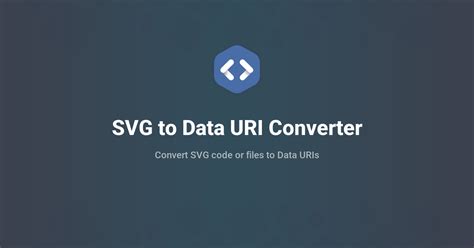 Svg To Data Uri Converter Online Tool