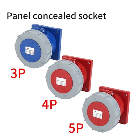 Industrial Plug And Socket 3p4p5pin Electrical C Grandado