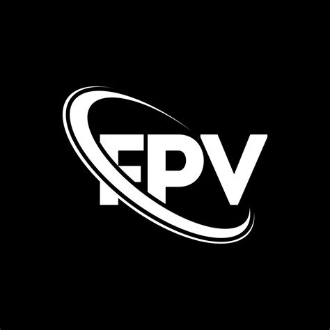 Logotipo De Fpv Carta Fpv Diseño De Logotipo De Letra Fpv Logotipo De Iniciales Fpv Vinculado