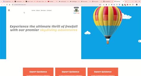 Achraf Lafkiri On Linkedin Webdev Skydiving Gsap Locomotivescroll