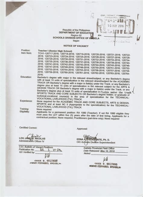 Transparency Board Deped Division Of Isabela