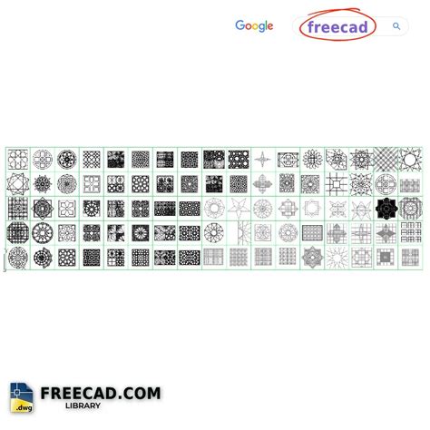 Free Block Sidewalk Patterns Сad 2d In Dwg File Autocad